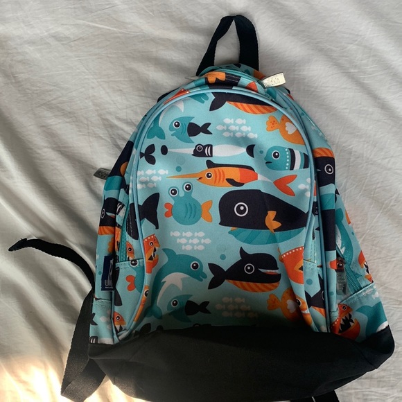 Wildkin | Accessories | Kids Fish Graphics Backpack Good Size For Prek ...